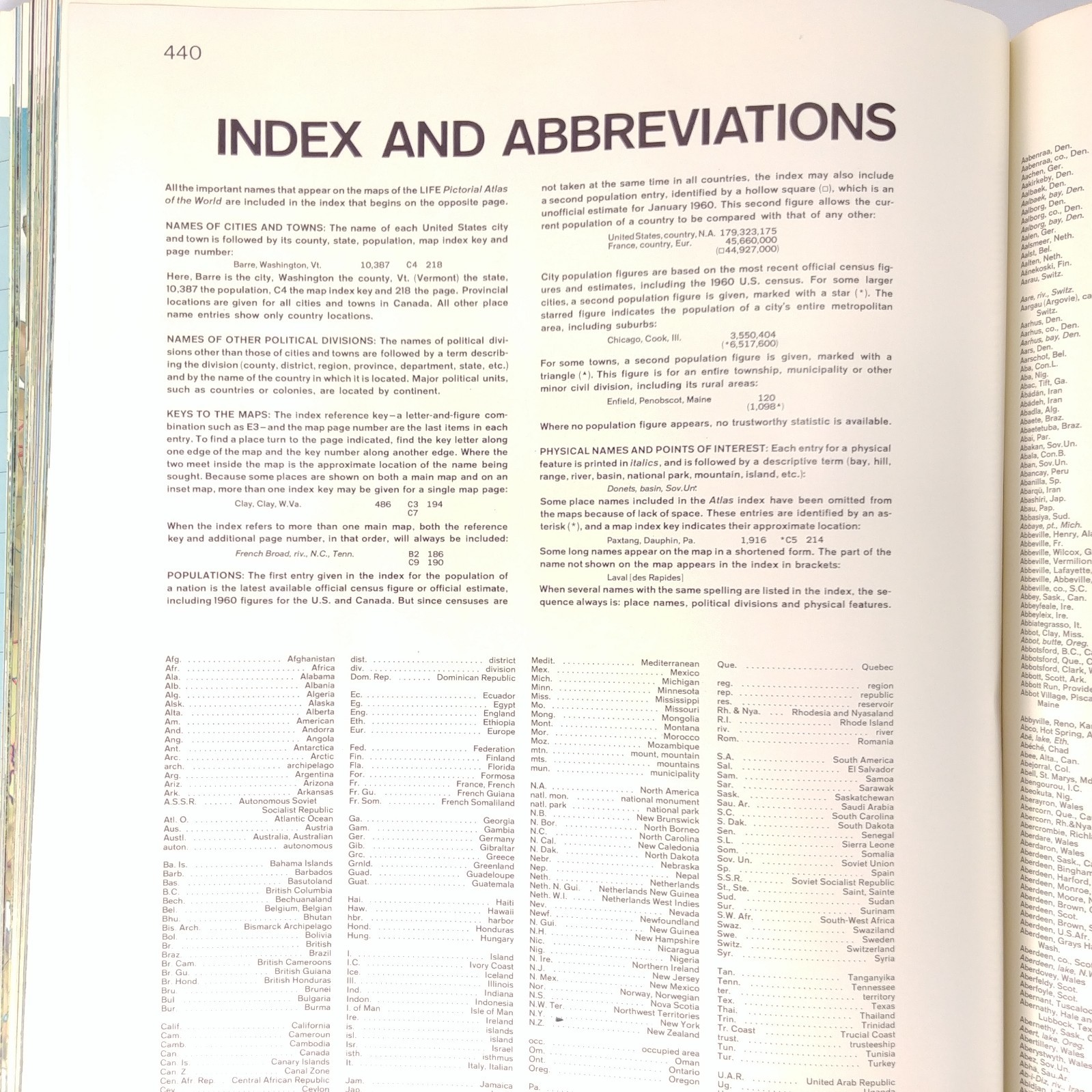 Pictorial World Atlas Life Rand McNally 1961 Maps Geography | eBay