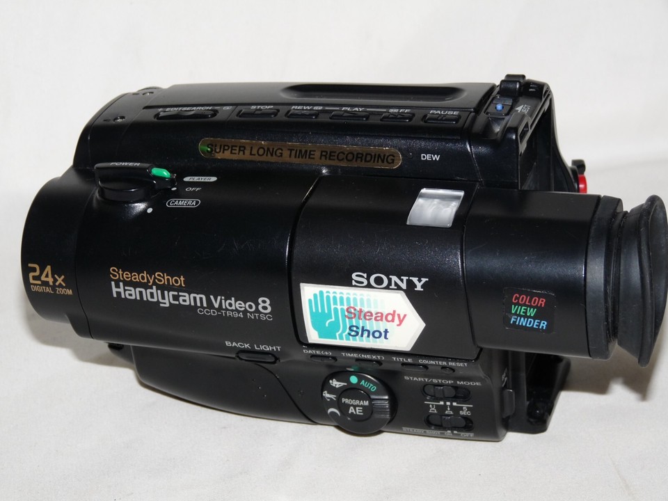 Sony CCD-TR94 8mm Video8 camera Camcorder VCR Player Video Transfer | eBay