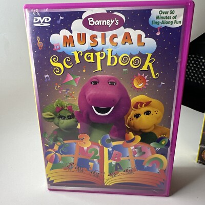 Barney's Musical Scrapbook DVD 2004 Songs Rare Kids Show Movie | eBay