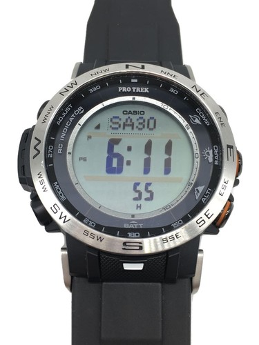 CASIO PRO TREK PRW-30 Solar Radio Black Digital Climber Watch from ...