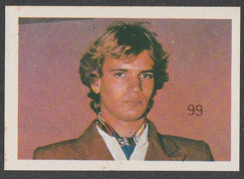 1980 South American Pop Star Sticker #99 Spanish Singer Juan Carlos ...