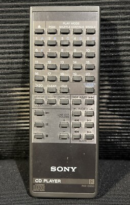 Sony RM-D650 Genuine CD Player Deck Remote Control Tested Works | eBay