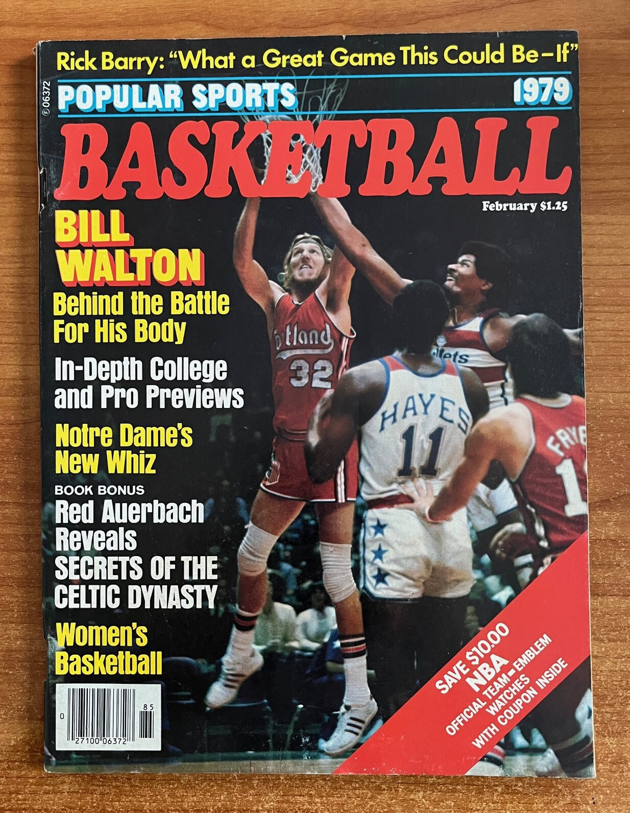1979 BILL WALTON & ELVIN HAYES POPULAR SPORTS BASKETBALL MAGAZINE | eBay