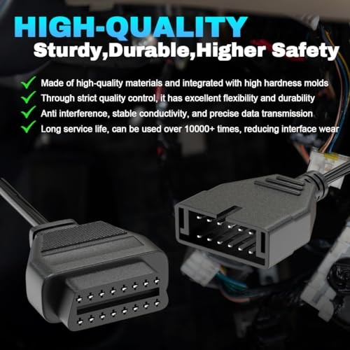 GM 12 Pin OBD1 to 16 PIN OBD2 Adapter Cable for GM Cars Made Before ...