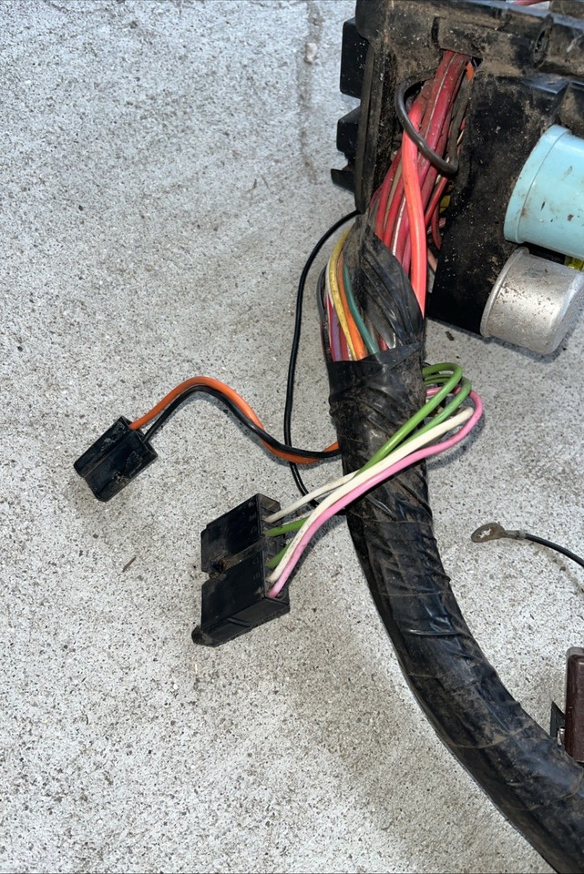 82 Jeep CJ dash wiring harness CJ5/CJ7/CJ8 under dash wire fuse block ...