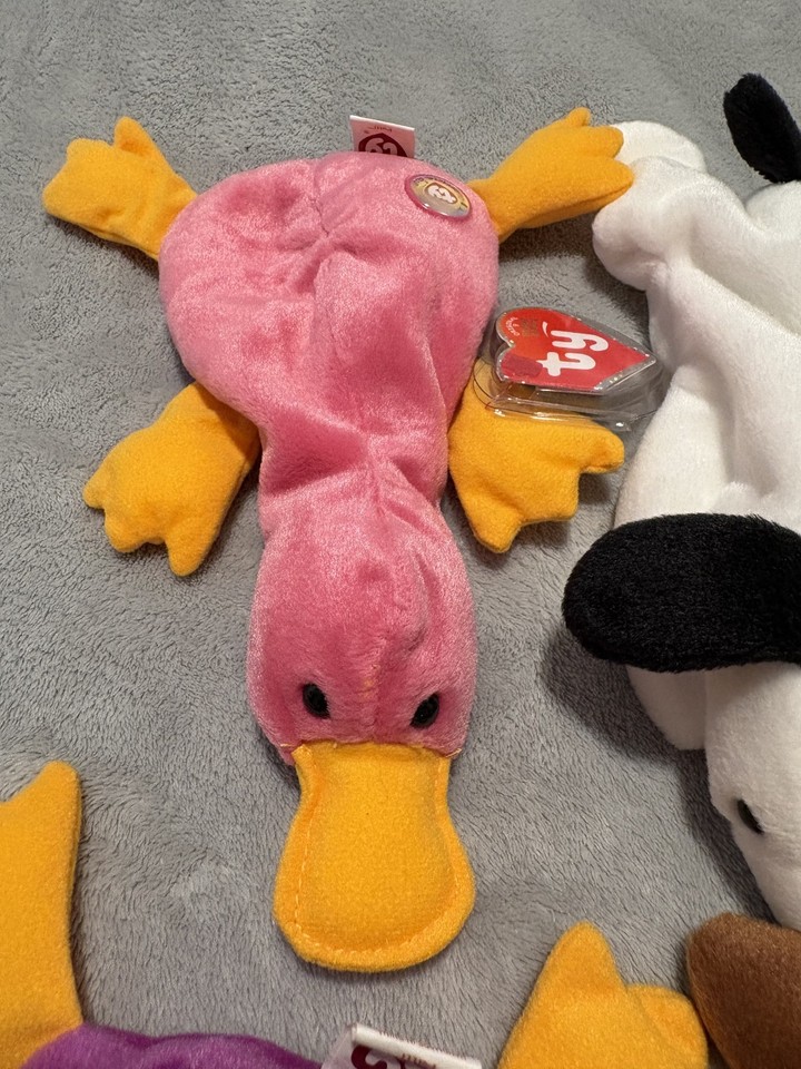 Ty BBOC Original 9 Beanie Babies Official Club 2005 plus Patti ...