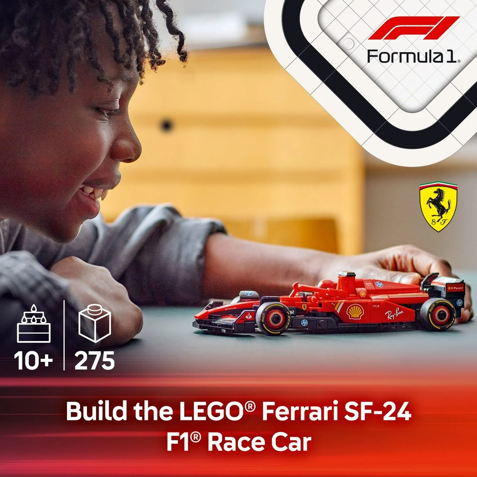 Ferrari F1 Race Car Building Set Model Toy Kit | eBay
