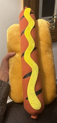 HOT DOG HAT - The Hotdog Weiner Cap Food-Prop-Halloween Funny Party ...