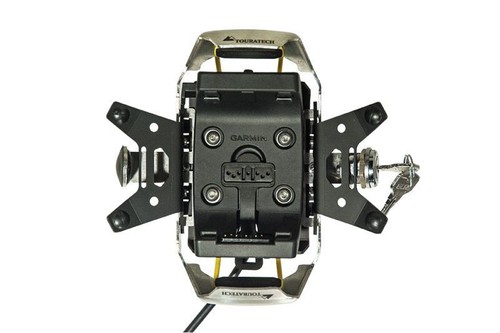 Touratech Handlebar Mount Garmin GPSMap 276Cx *lockable* Black | eBay