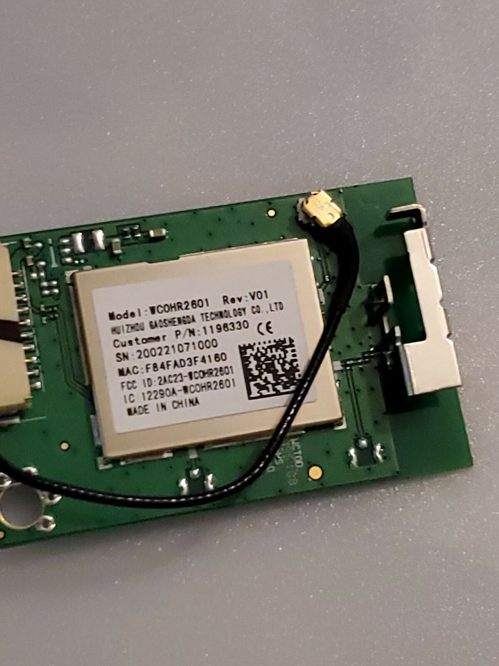 HISENSE 58R6E3/50R6E3 WIFI MODULE/ POWER WCOHR2601 | eBay