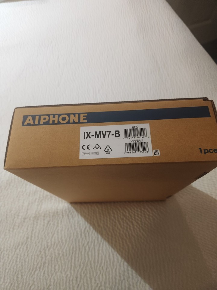 AIPHONE IX-MV7-B SIP COMPATIBLE IP VIDEO MASTER STATION 7” TOUCHSCREEN ...