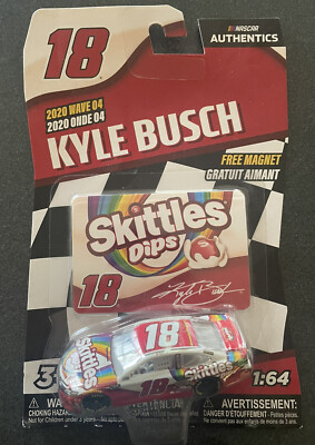 NASCAR Kyle Busch 1:64 2020 Wave 04 Skittles Dips Model With Free ...