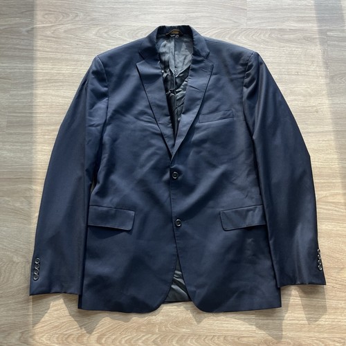 Taylor Stitch by Southwick 2Btn Wool Blazer Sport Coat Suit Jacket Blue ...