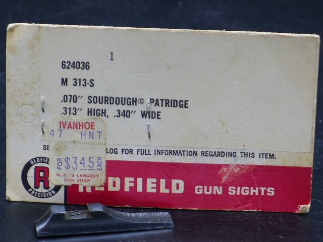 Williams Rifle Sight Shorty Ramp Front Sight 3/16 w/Redfield Front ...