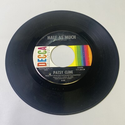 PATSY CLINE: shoes / half as much DECCA 7" Single 45 RPM | eBay