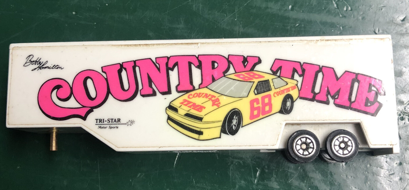 NASCAR Bobby Hamilton #68 Country Time Hauler Trailer Racing Champions ...