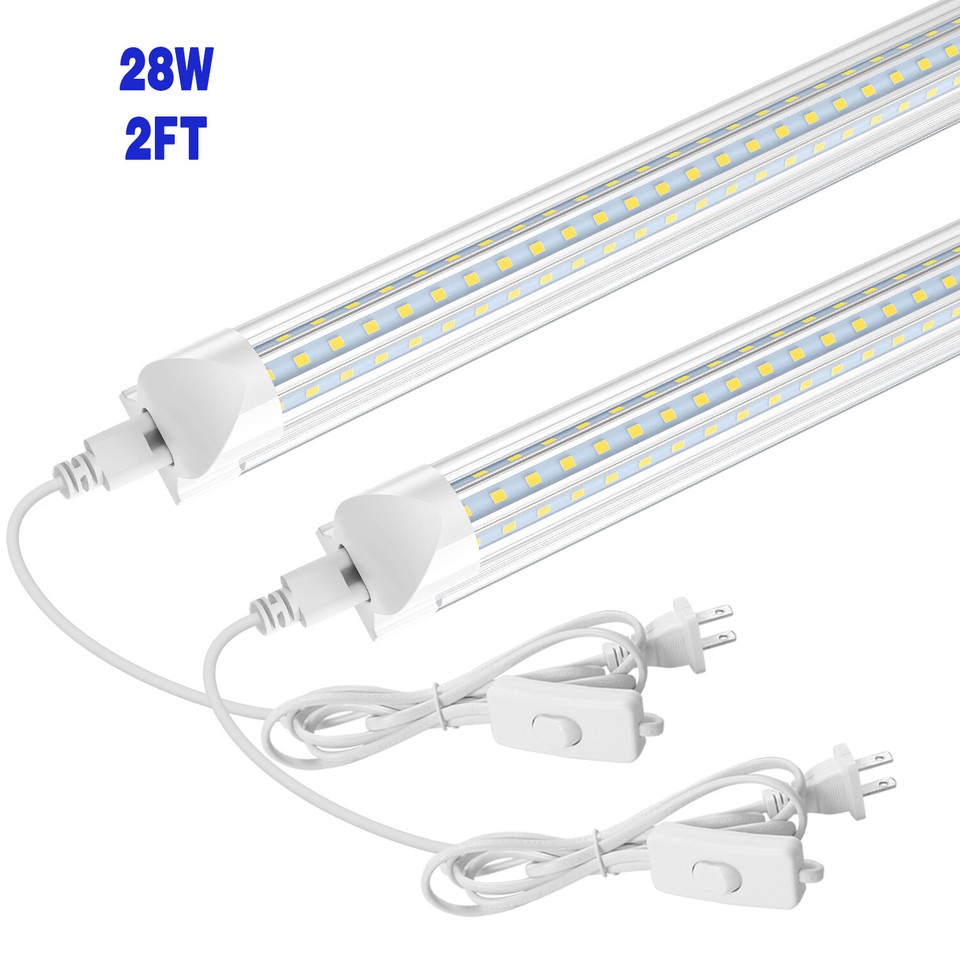 US T8 LED Tube Light Bulb 2FT 4FT 6FT 8FT LED Lighting Fixture 14W~120W ...