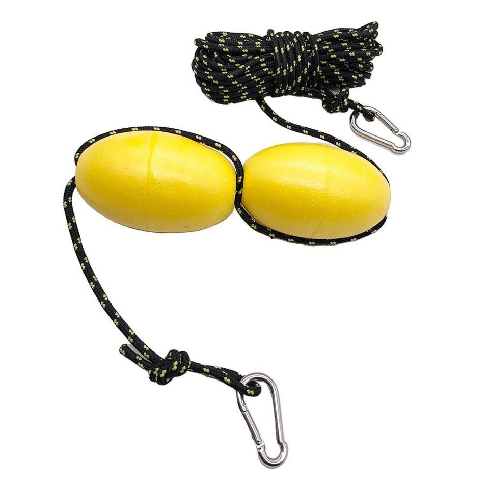 Canoe Kayak Anchor Float Rope Buoy Throw Line with Clip Rope Length 358 ...