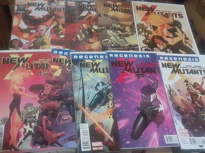 New Mutants 33-41 Marvel Comics Lot Regenesis, Abnett & Lanning, Blink ...