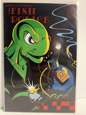 Fish Police #9 - 1987 Fishwrap Productions Comics | eBay
