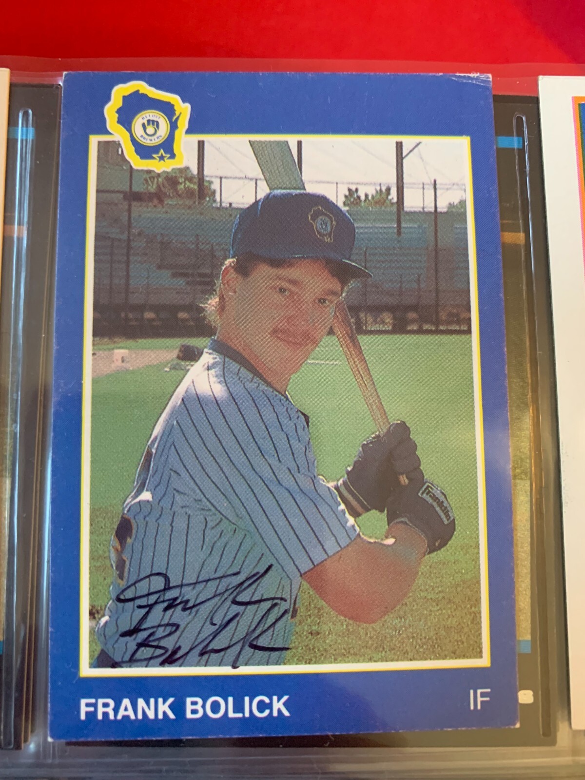 FRANK BOLICK AUTOGRAPHED SIGNED MINORS CARD BREWERS COA | eBay