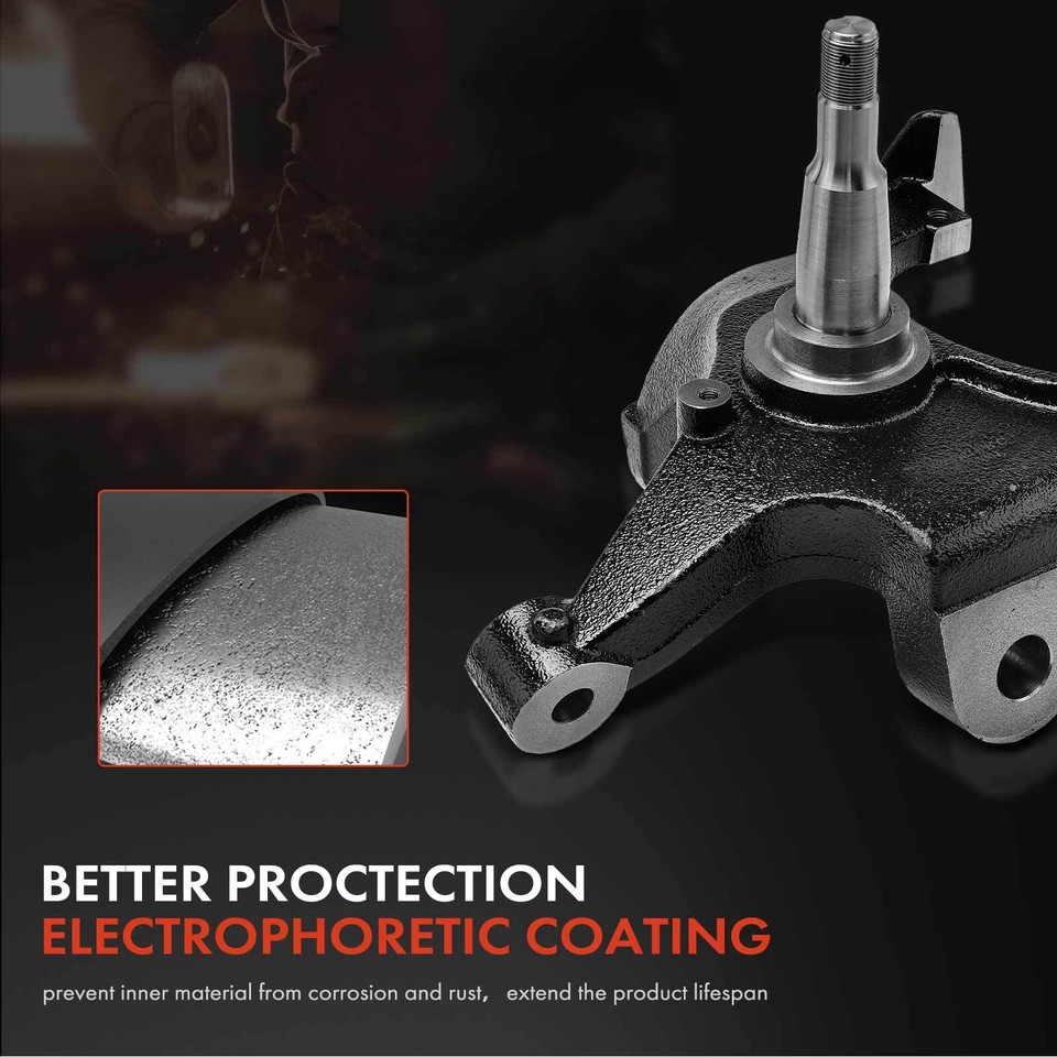 2x Front 2" Drop Lowering Spindle for Chevy Silverado C1500 C2500 GMC ...