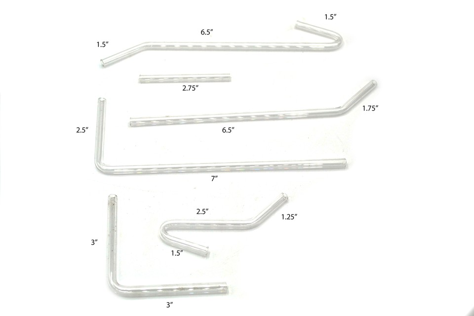 Glass Delivery Tubes - Set of 6 - Borosilicate - Eisco Labs | eBay
