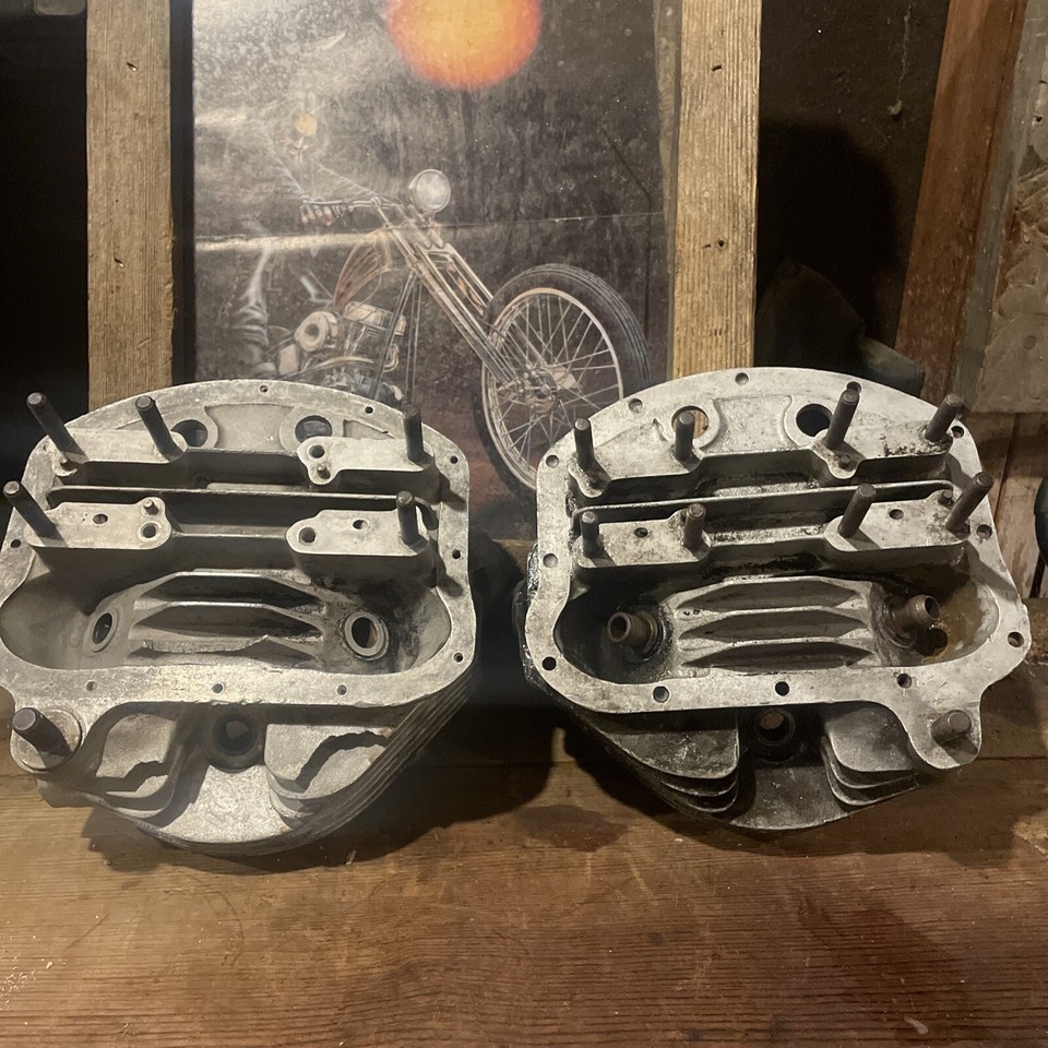 Pair of Harley Davidson 1955 Panhead Rear Head Hydro Glide 16706-55 ...