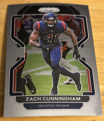 2021 Prizm Zach Cunningham Football Card #38 Texans High-Grade NM | eBay