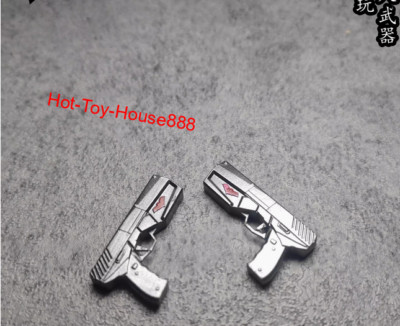 2Pcs Painted 1/6 1/12 Pistol Model for 12'' 6'' Shf Action Figures ...
