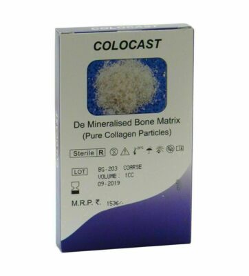 10 Pack of ColoCast Mineralized Bone Matrix Sterile Collagen Particles ...