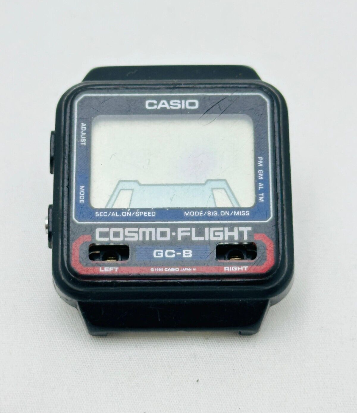 Vintage CASIO COSMO-FLIGHT GC-8 Quartz Caliber Watch For Parts or ...