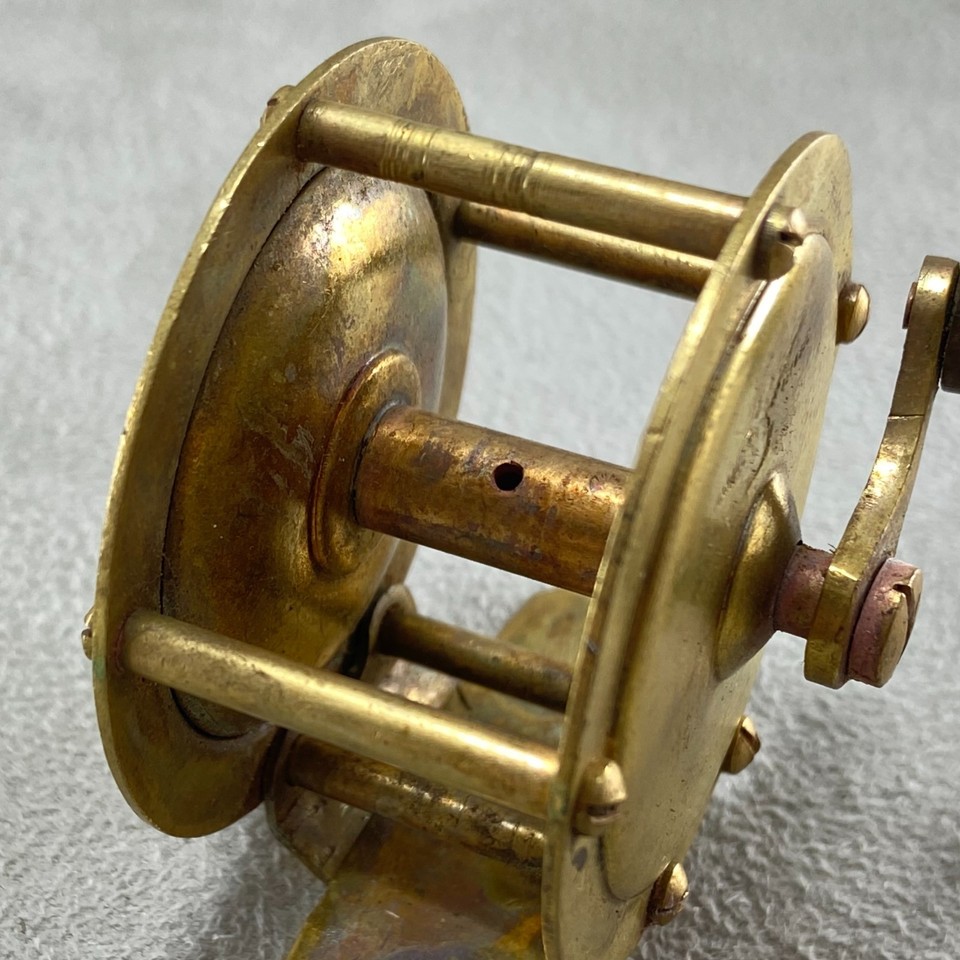 ANTIQUE BRASS "MARQUE DÉPOSÉE" FISHING REEL | BIRMINGHAM STYLE | CIRCA ...