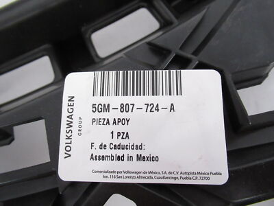 Genuine OEM VW 5GM-807-724-A Passenger Side Front Bumper Support ...