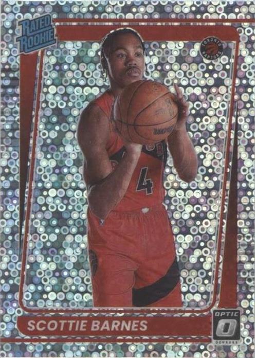 2021-22 Panini Donruss Optic - Rated Rookie Scottie Barnes #186 Holo ...