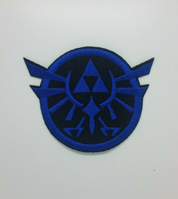 Legend Of Zelda Blue Triforce Logo Patch 3 inches tall | eBay