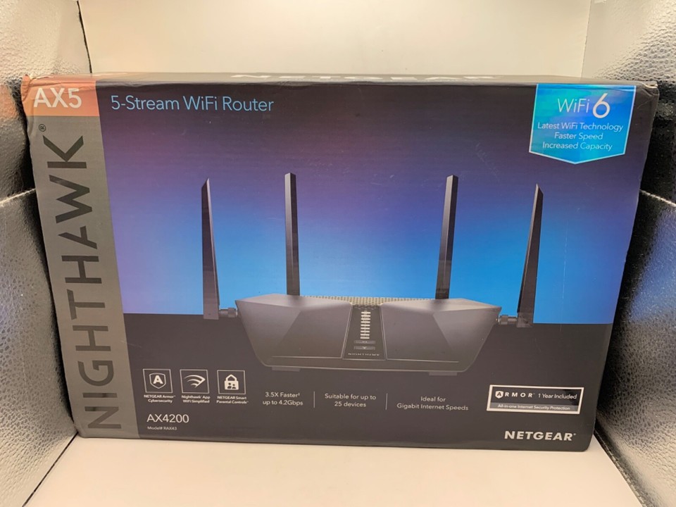 Netgear Nighthawk AX2400 5-Stream WiFi 6 Router Cybersecurity Parental ...