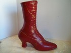 Victorian Boot Door Stop red Cast Large Vintage rare | eBay