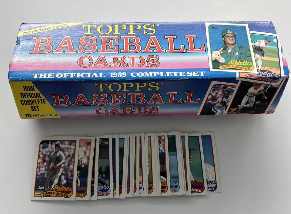 Late 80’s Baseball Card Lot. Topps Complete Sets 2of 86/87/88/2of 89 ...