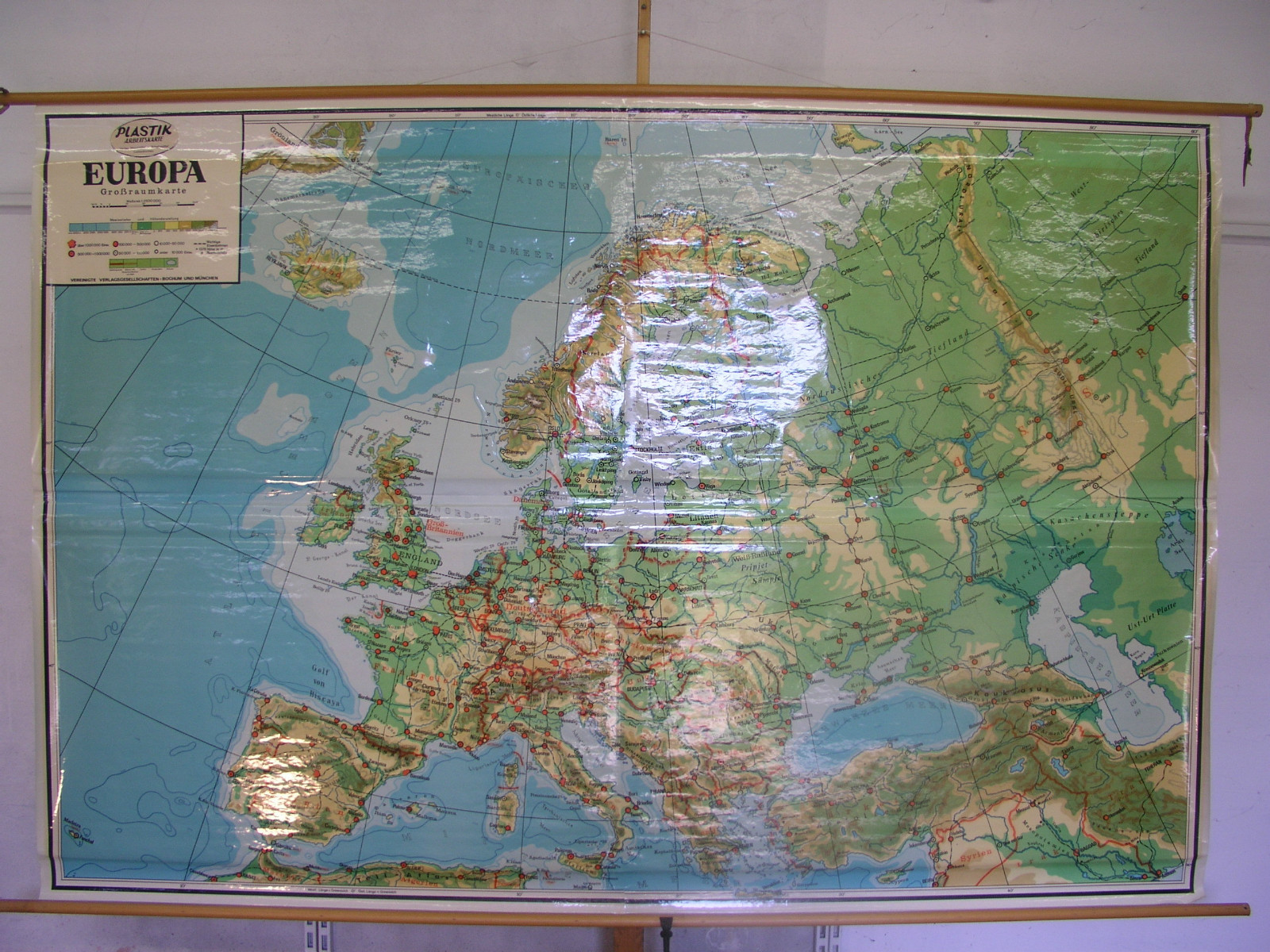 School Wall Map School Map Role Map Europa | Grelly USA