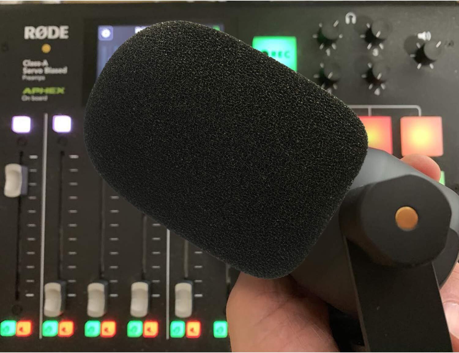 Rode PodMic Pop Filter - Mic Windscreen Microphone Cover Foam for Rode ...