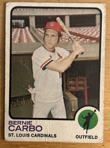 1973 Topps Bernie Carbo Baseball Card #171 Cardinals Outfield Low-Grade ...
