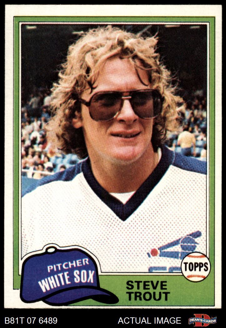 1981 Topps #552 Steve Trout White Sox 5 - EX | eBay
