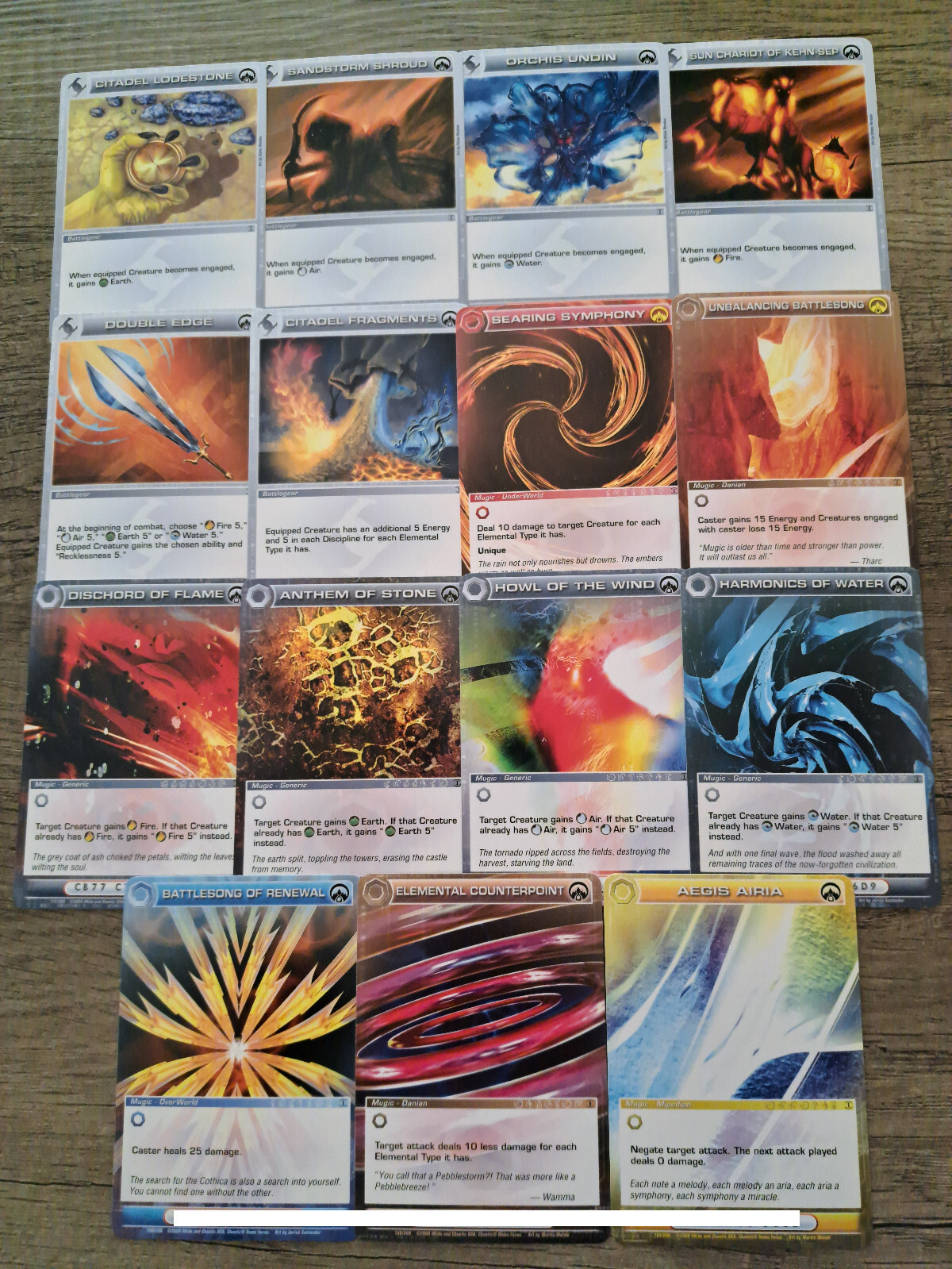 Chaotic TCG Lot Alliances Unraveled Battlegear/Mugic (15 cards) | eBay