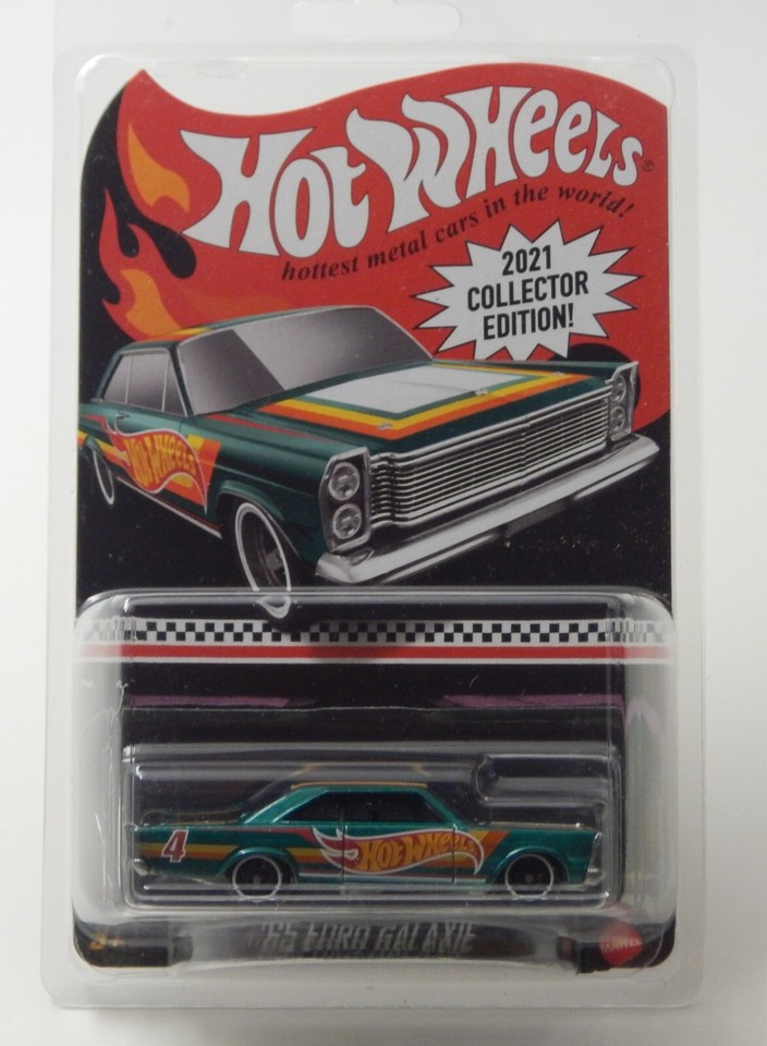 Hot Wheels 2021 Red Line Club Collector Car '65 Ford Galaxie | eBay