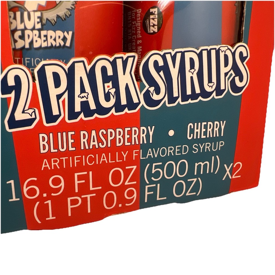 ICEE 2 Pack Slushie Syrups. Genuine Slushy Syrups 16.9 Oz Blue ...