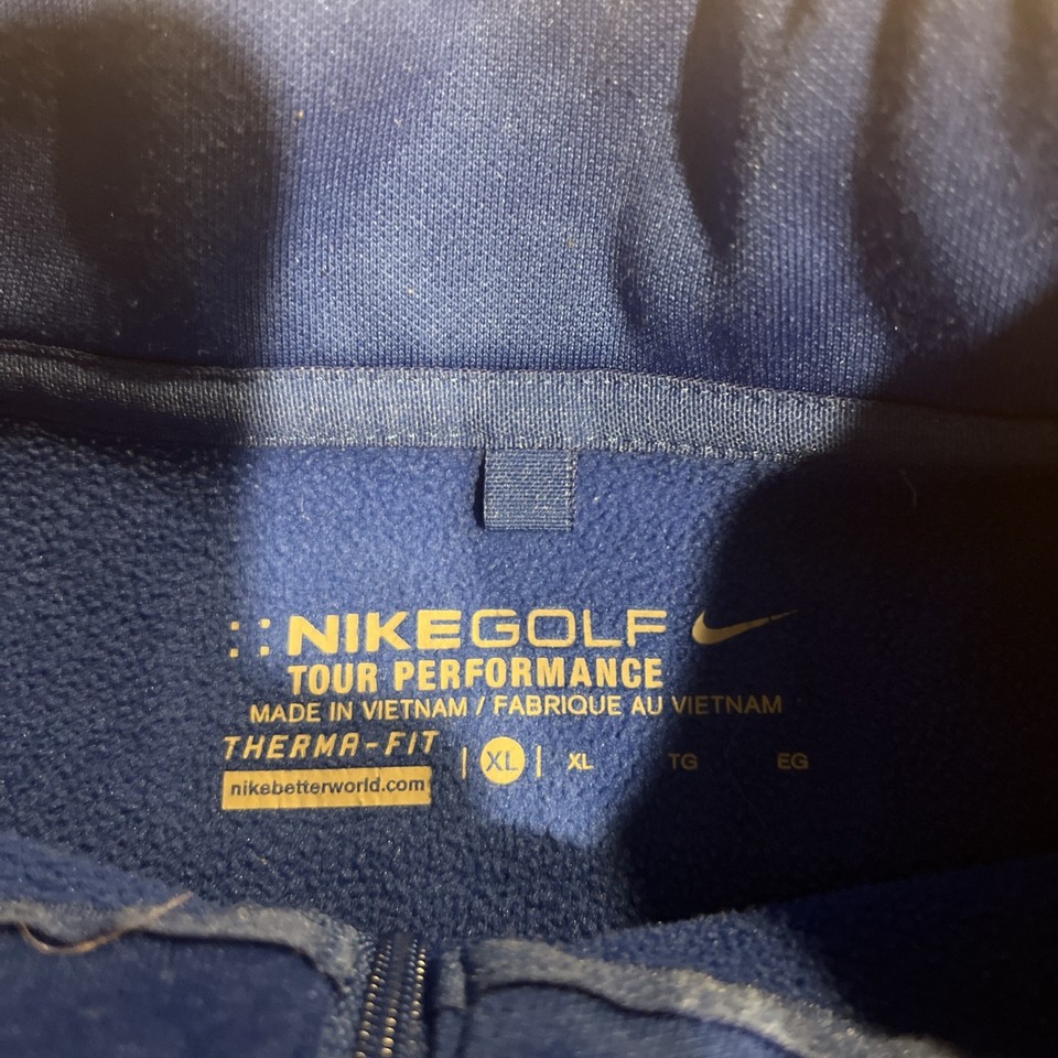 Nike Golf Indianapolis Colts Therma Fit Blue Pullover L/S Size Large | eBay