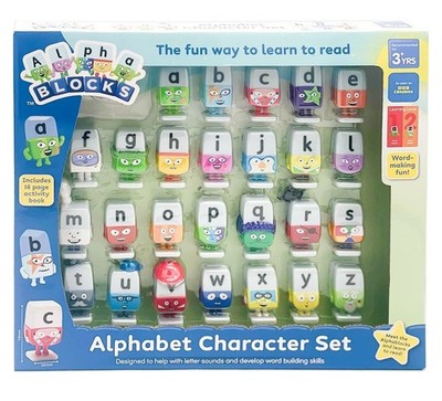 Alphablocks Alphabet Character Set With Sounds & Activity Book Ideal ...