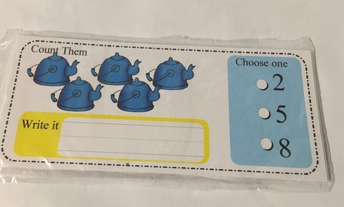 Counting - Wipe & Write Learning Center Activity - 21 Laminated Cards ...