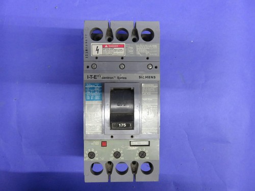 SIEMENS CIRCUIT BREAKER FXD63B175 175A 600V 3P W/ADJ TRIP 1YEAR ...